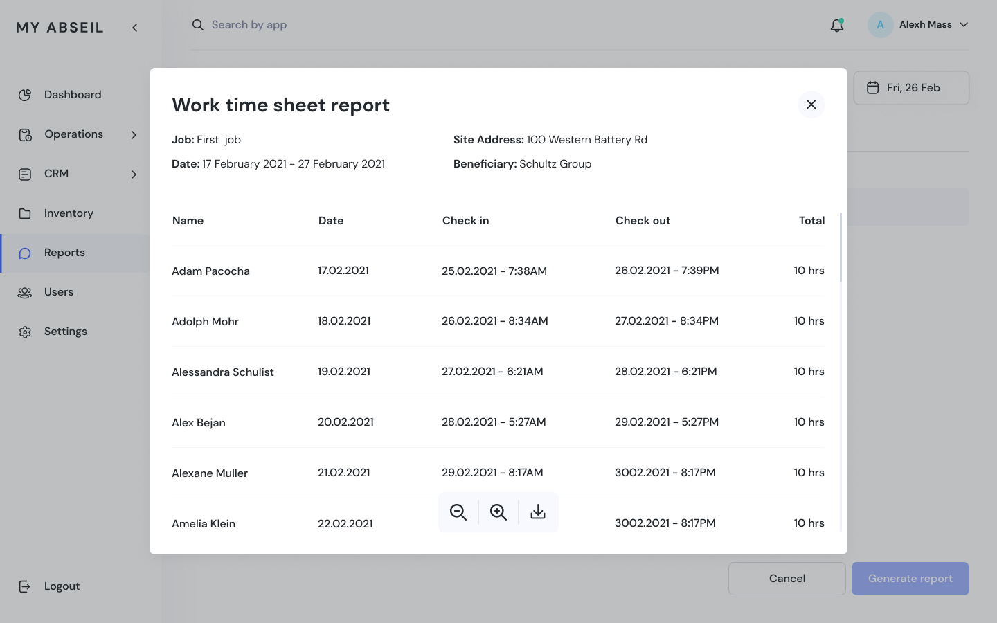 MyAbseil - software solution that equips rope access industry professionals